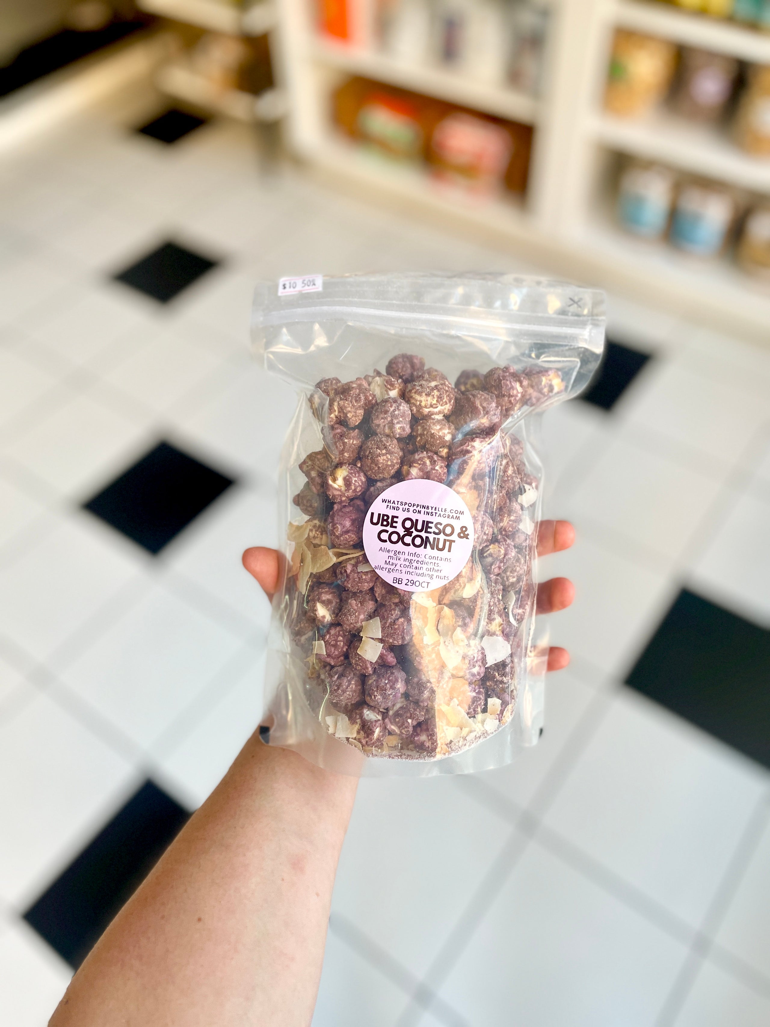 Ube Queso & Coconut Popcorn | Phancy's Bodega
